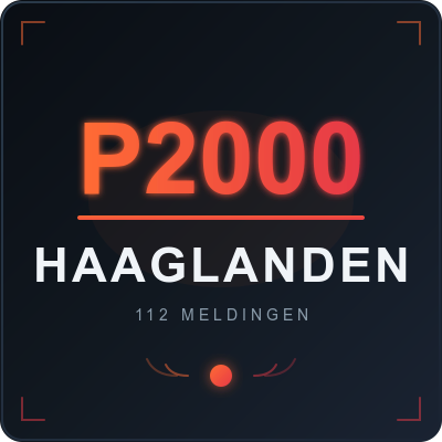 P2000 Haaglanden | Live P2000 Monitor